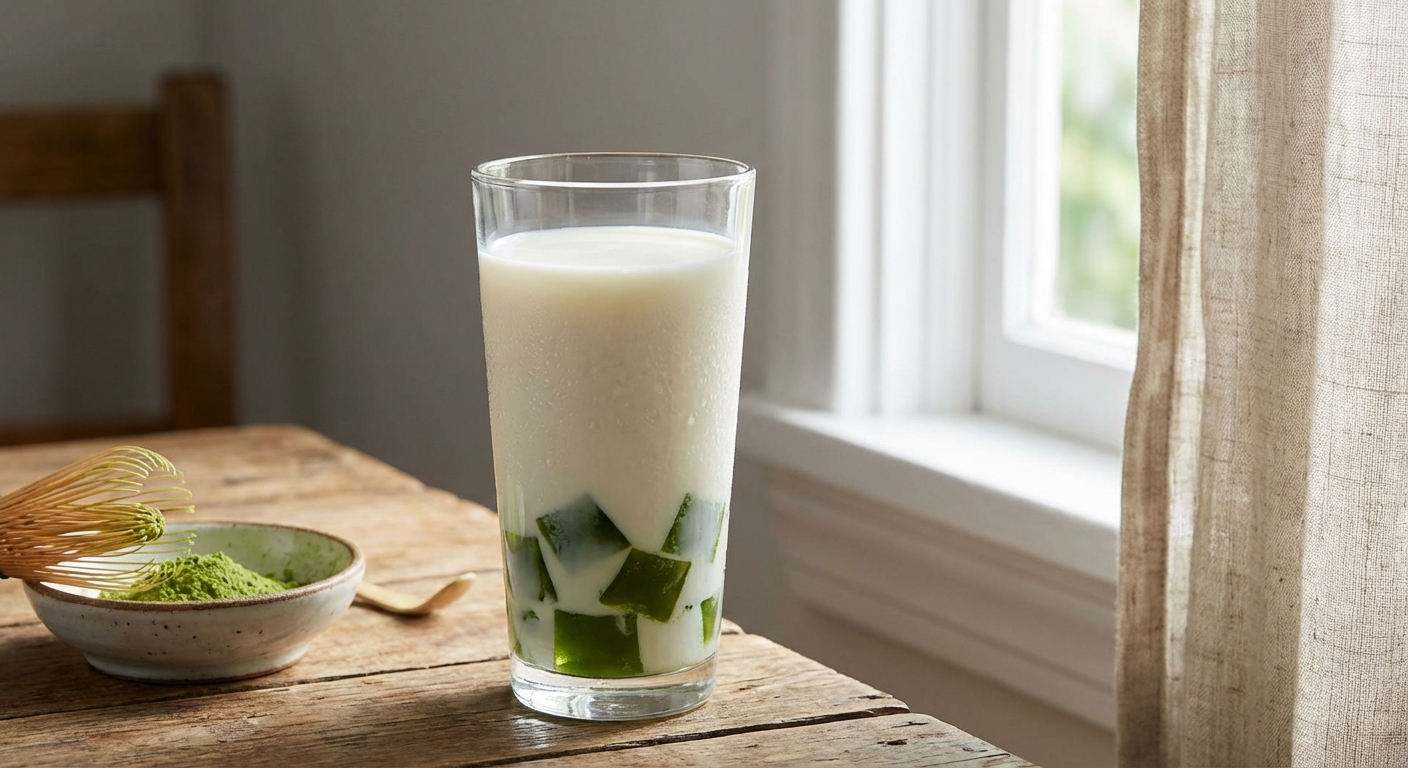 Matcha Jelly Drink Recipe - Riching Matcha