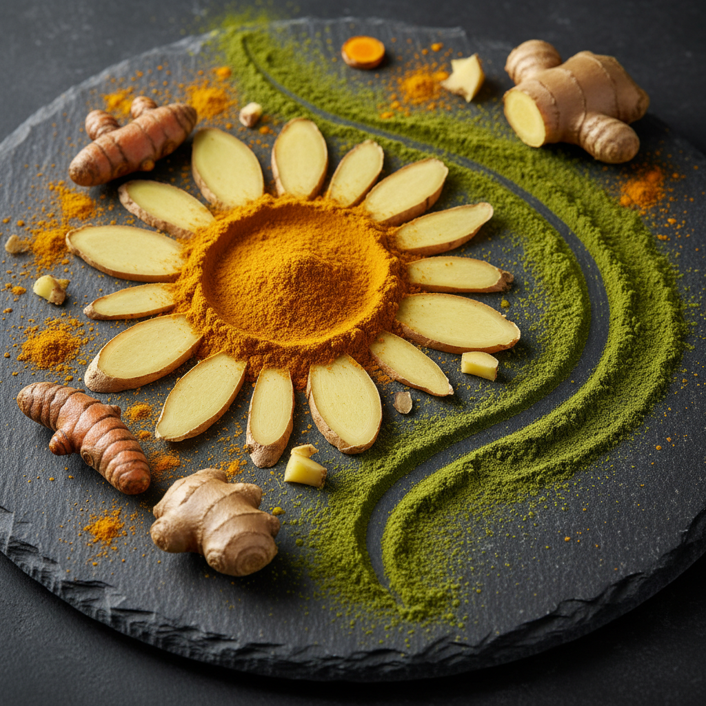 How to Use Ginger with matcha or green tea - Riching Matcha