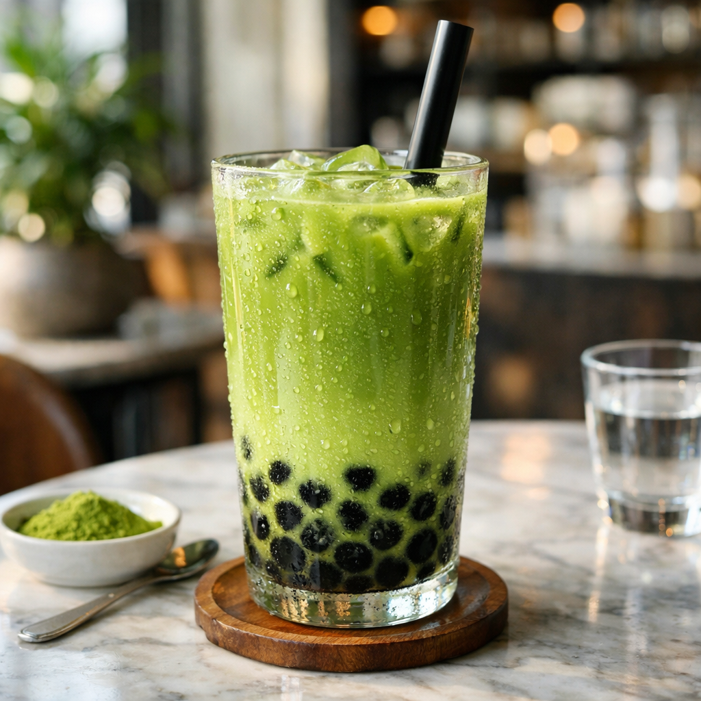 Matcha Bubble Tea Recipe: Healthier Homemade Boba with Real Matcha ...